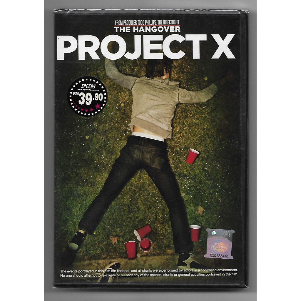 PROJECT X (DVD ORIGINAL) | Shopee Malaysia