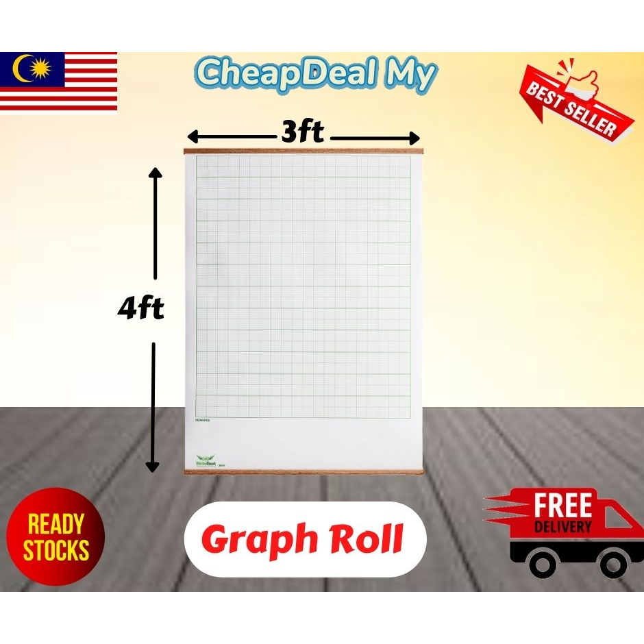 Graph Roll 4ft x 3ft Ready stock | Shopee Malaysia