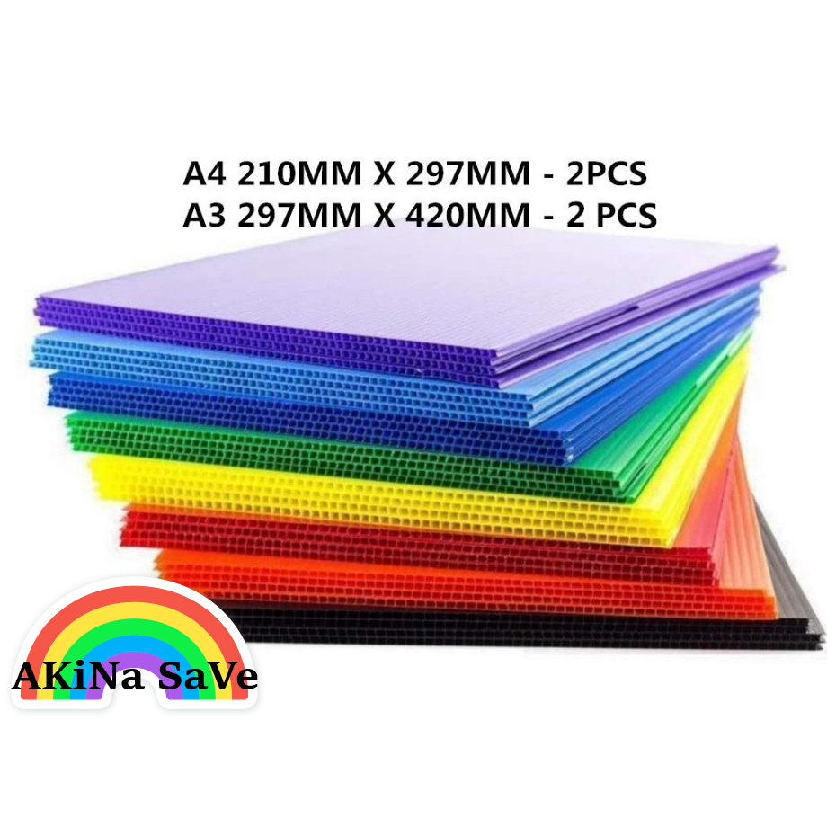 AKINA SAVE Impra Board A4 / A3 Polyplast Board / PP Straw Board ...