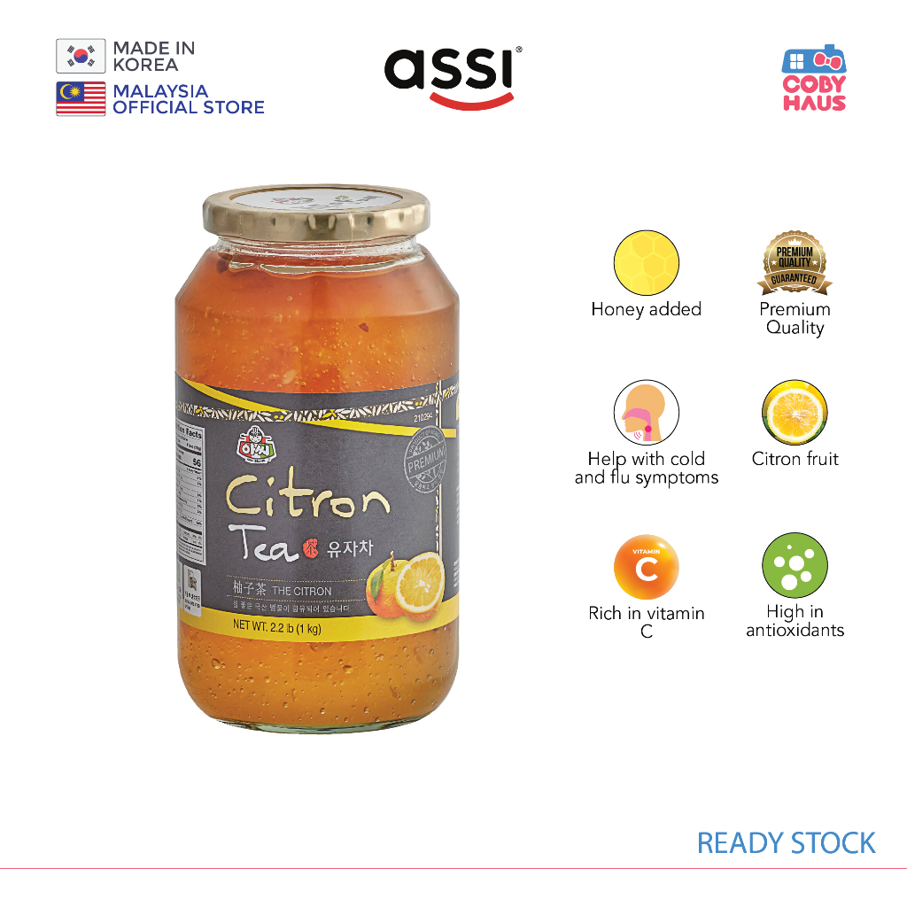 R&G Assi Korean Citron Tea 1KG | Shopee Malaysia