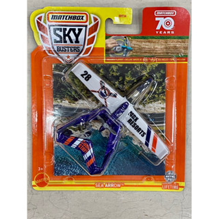 Matchbox P51 MUSTANG Grey Blue Sky Busters Fighter Aircraft 70 th 1/72 ...