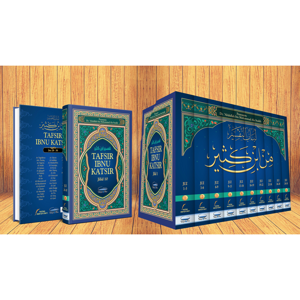 [READY STOCK] Set Tafsir Ibnu Katsir 30 Juzuk - Edisi Telaga Biru ...
