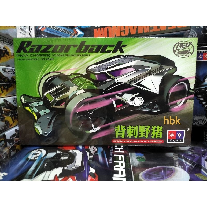 Da Xing mini 4wd RAZORBACK (FMA CHASIS) 2023 kit | Shopee Malaysia
