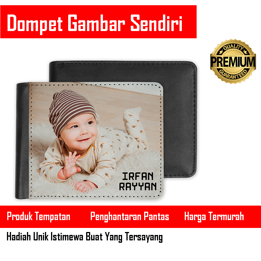 Custom Dompet / Wallet Gambar Anda | Hadiah Unik Hari Jadi ...