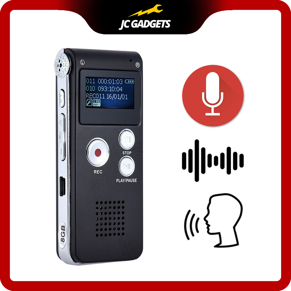 Voice Recorder Audio Sound Record with 8Gb / 16GB Flash Digital Audio ...