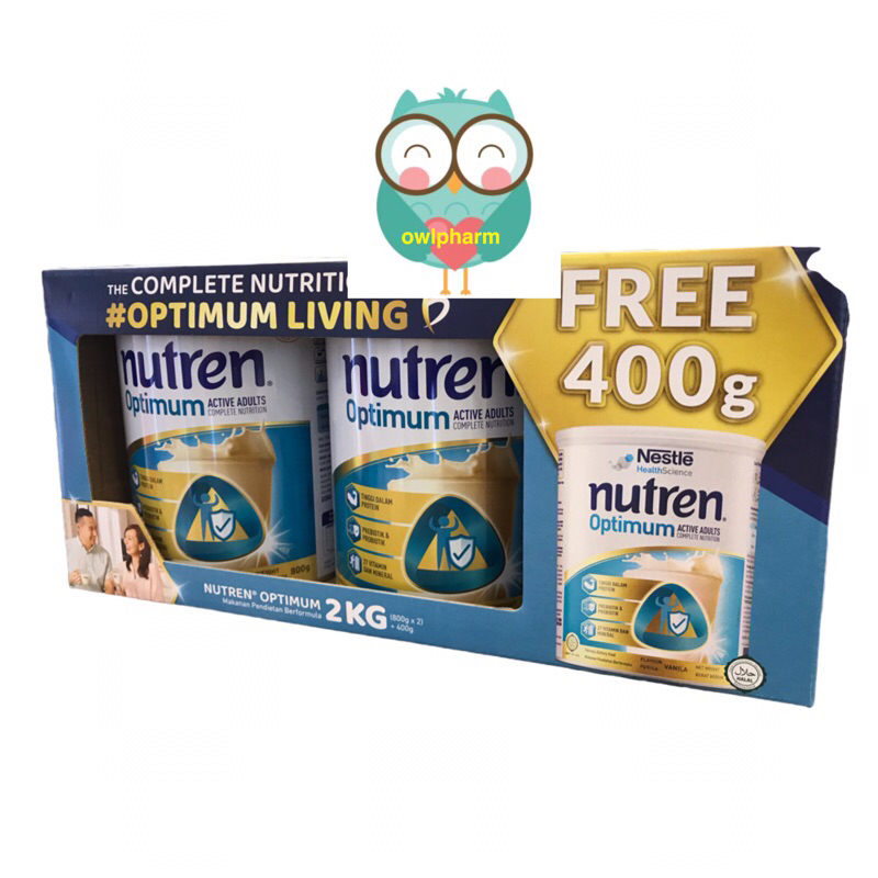 Nestle Nutren Optimum Complete Nutrition 2x800g/ 800g / 2 x 800g FREE ...