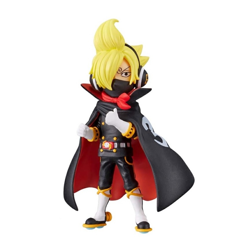 BANPRESTO WCF ONE PIECE [SANJI STEALTH BLACK/OSOBA MASK] WORLD ...