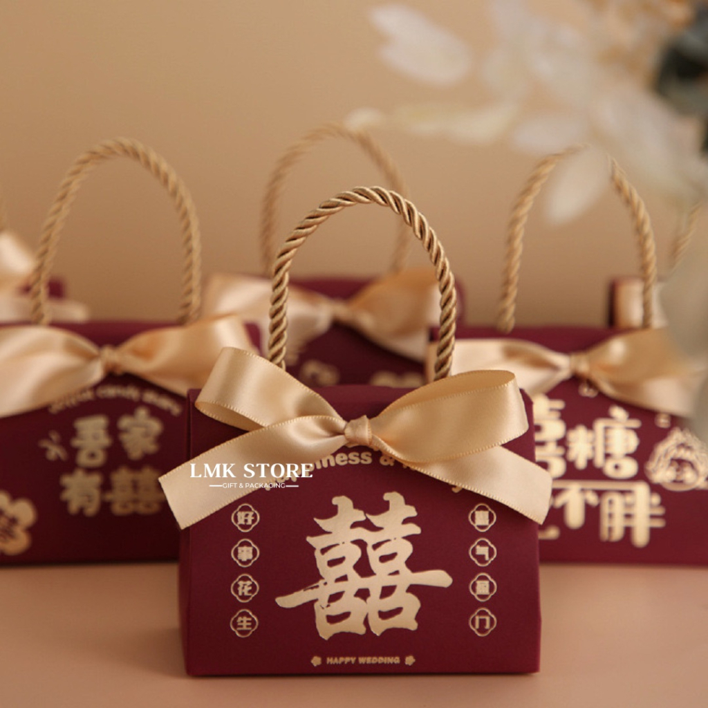 LMK Chinese Wedding Gift Box Candy Box Wedding Box 中式手提糖果礼盒 | Shopee ...
