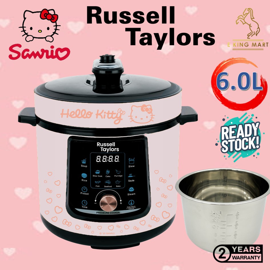 Russell Taylors x Hello Kitty Pressure Cooker Rice Cooker Stainless ...