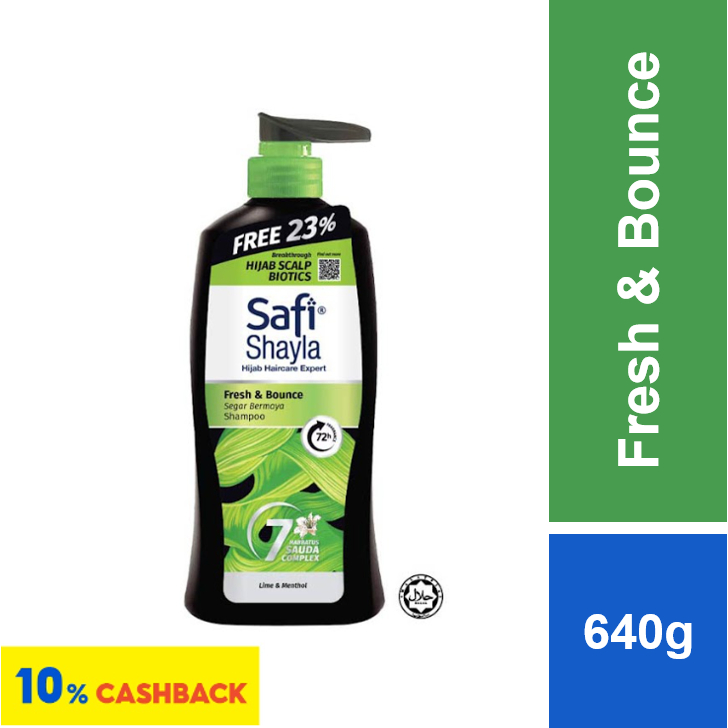 SAFI Shayla Shampoo Fresh And Bounce (640g) | Shopee Malaysia