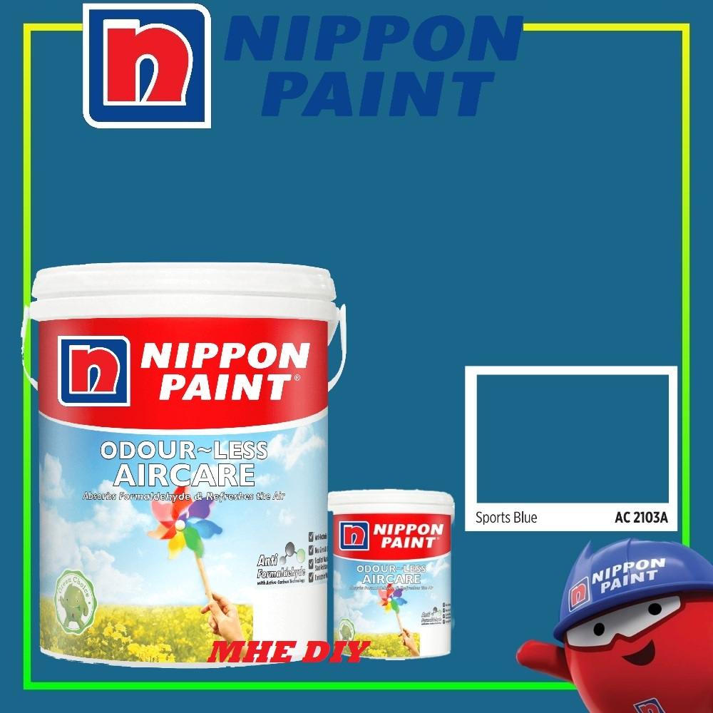 NIPPON PAINT 5L AC 2103 A SPORTS BLUE | Shopee Malaysia