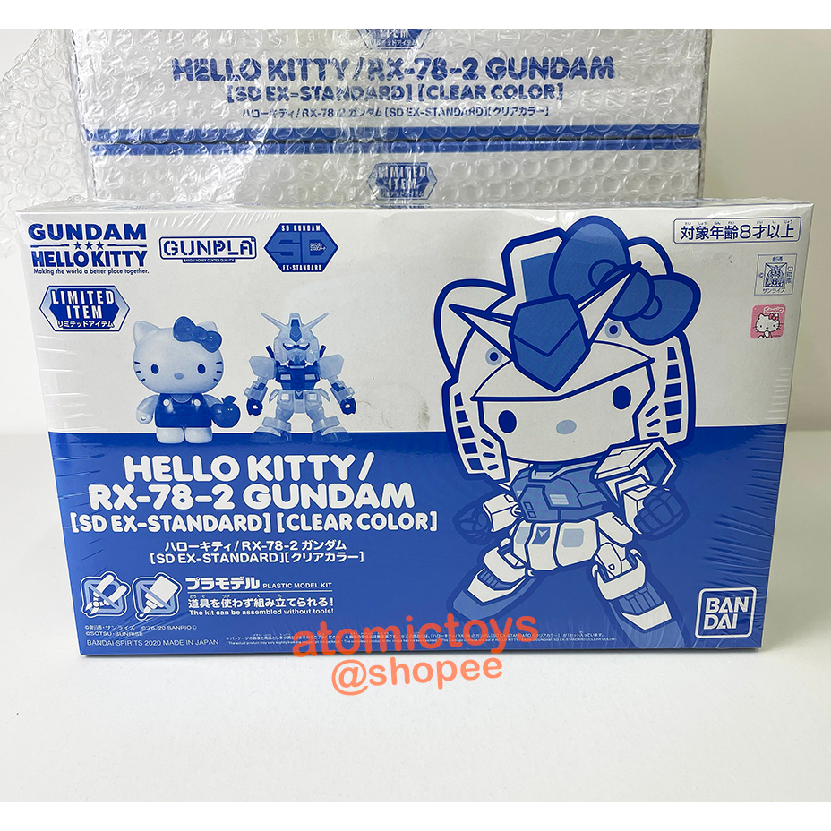 Bandai Sd Ex Standard Hello Kitty Rx 78 2 Gundam Clear Color 2020 Expo