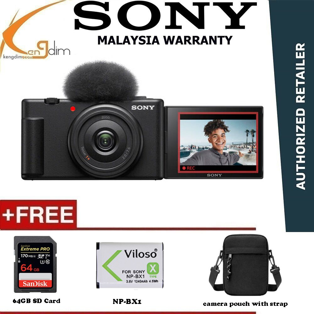 (READY STOCK)Sony ZV-1F / ZV1F Vlogging Camera | Shopee Malaysia