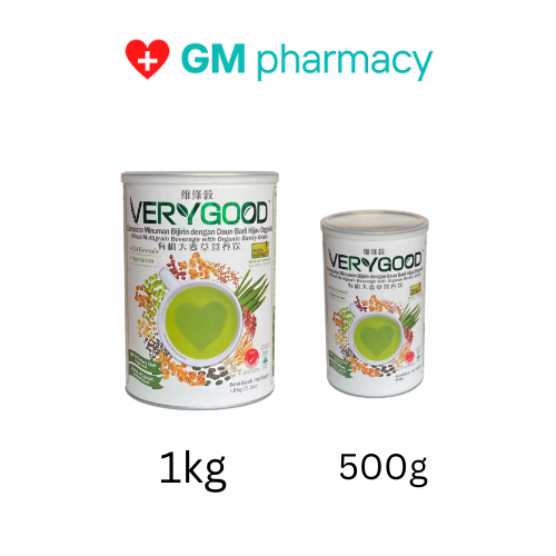VERYGOOD Mixed Multigrain Beverage with Organic Barley Grass 1kg/500g ...