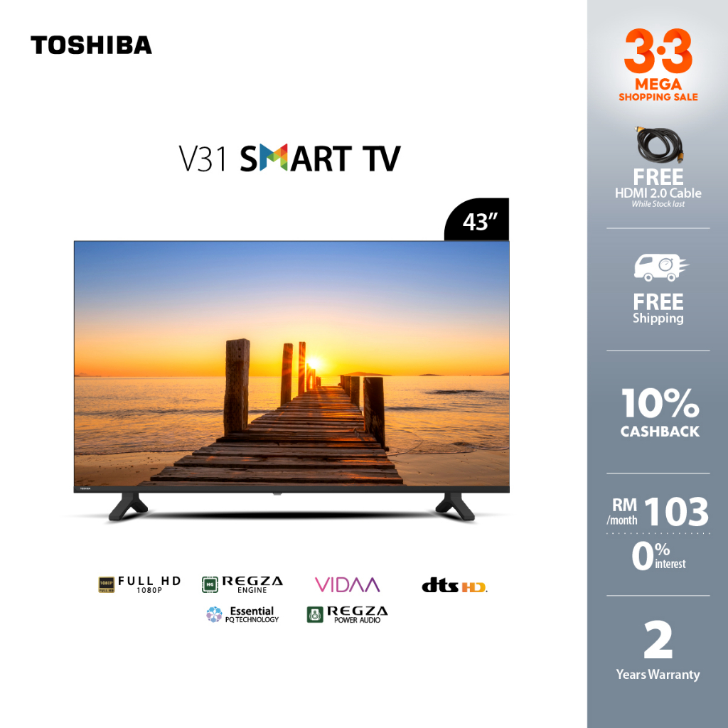 toshiba 32 inch tv - Prices and Promotions - Mar 2023 | Shopee Malaysia