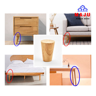 MAJU Kayu Kaki Sofa Solid Wood Leg kaki katil Kaki kabinet Kaki Kerusi ...