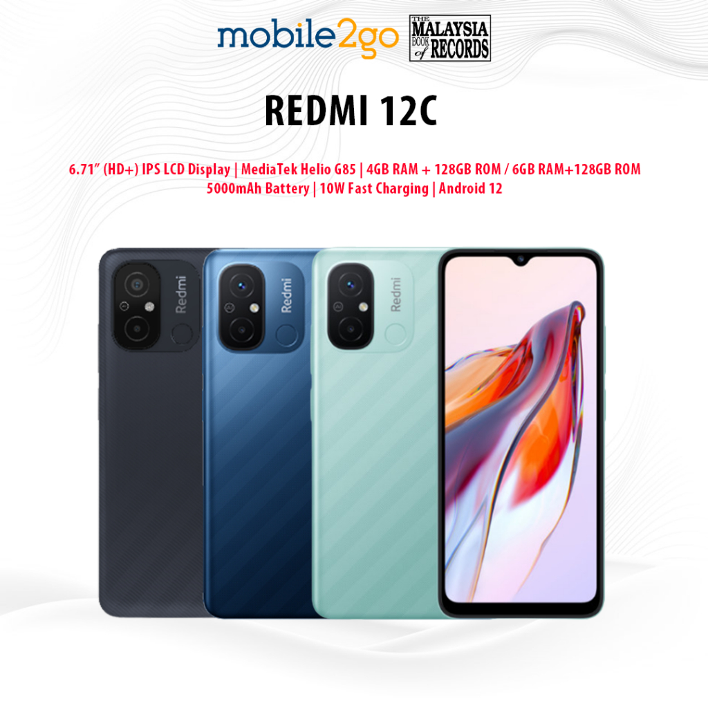Redmi 12C Price in Malaysia & Specs - RM499 | TechNave
