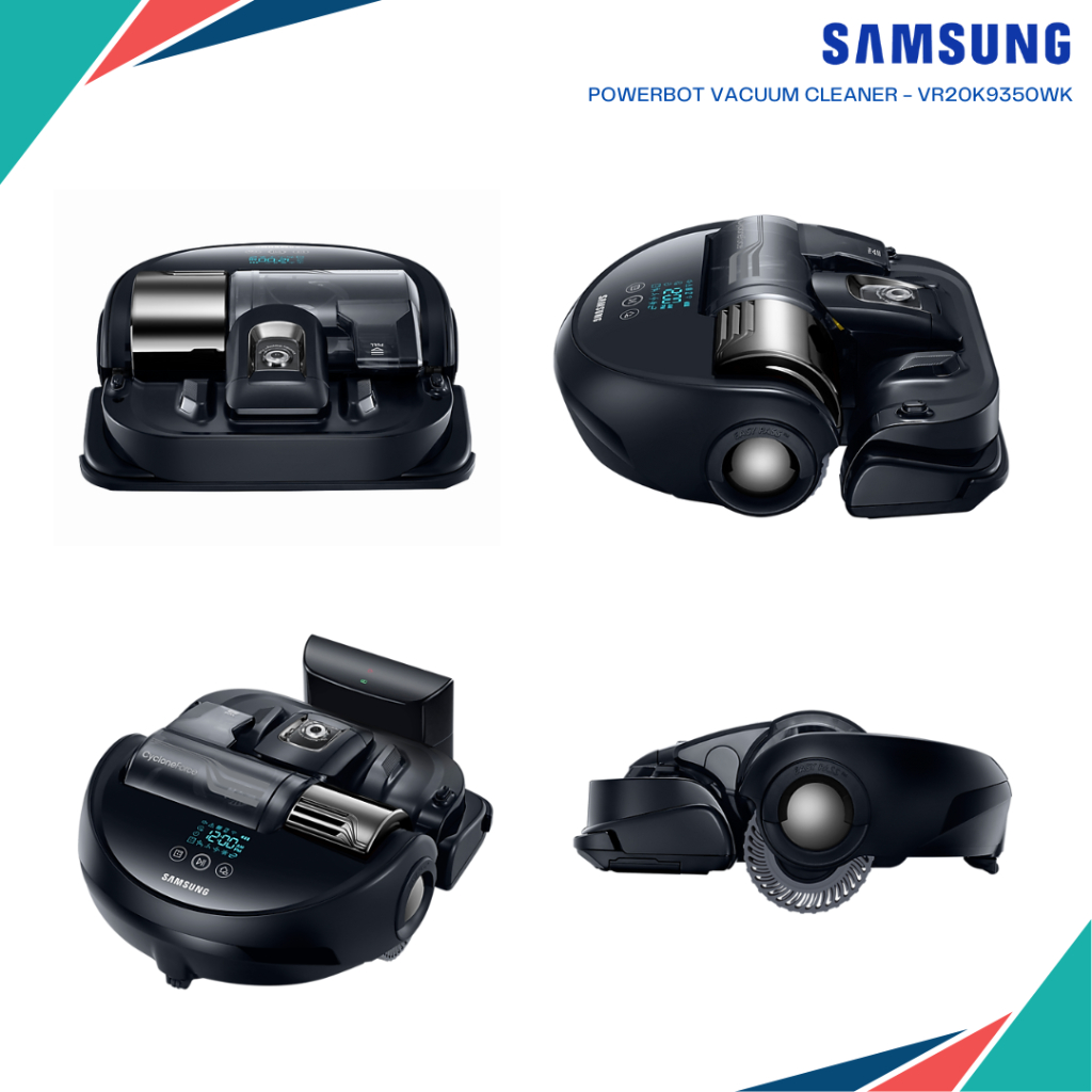 Samsung POWERbot Vacuum Cleaner with CycloneForce 250W - VR20K9350WK/ME ...