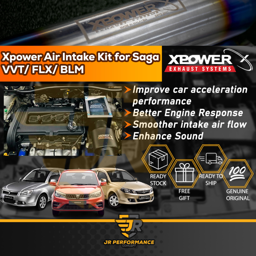 Xpower Air Intake System Proton Saga VVT BLM FLX With Open Pod Filter ...