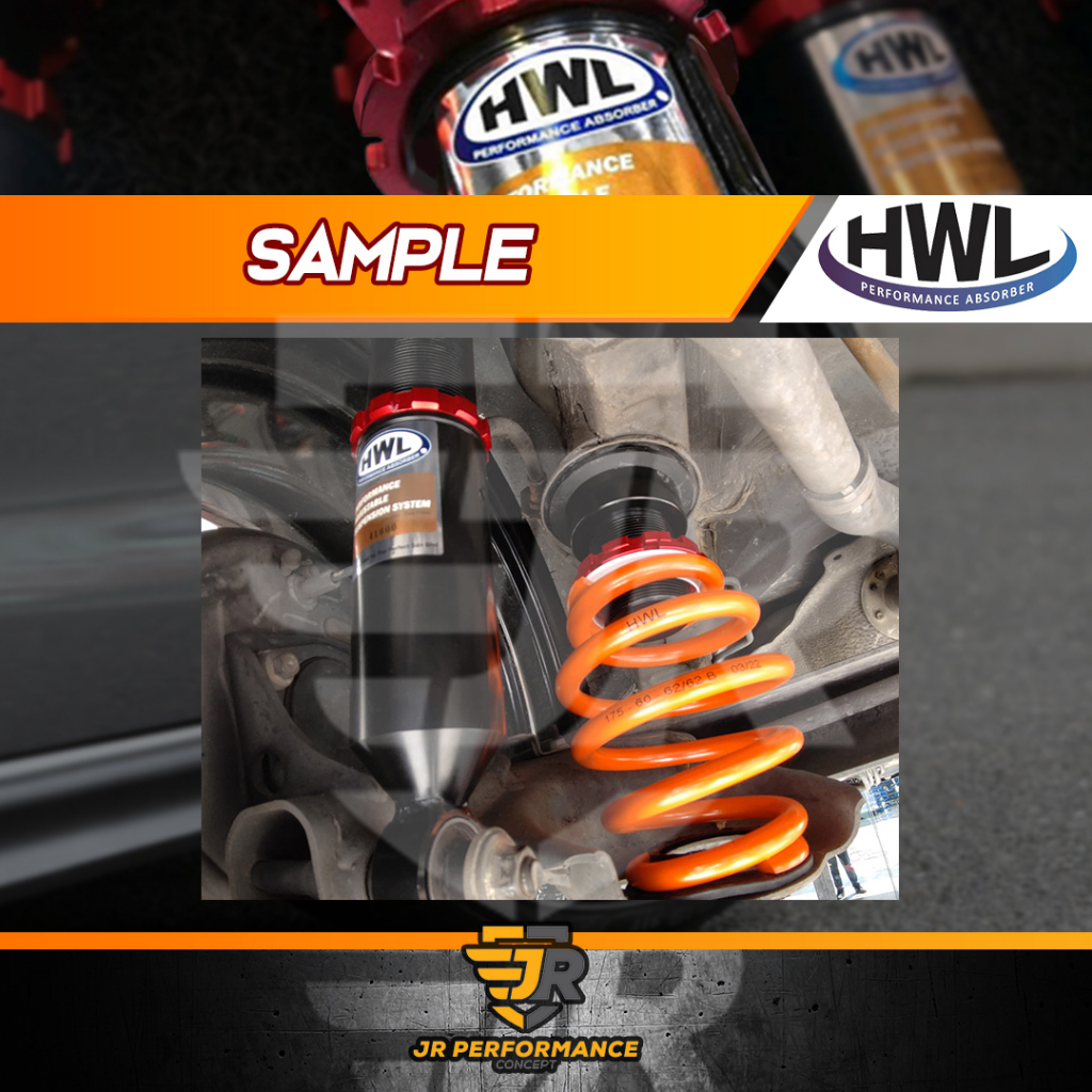 HWL ST1 Fully Adjustable Suspension Coilover Hi Lo Soft Hard hilow soft hard Adjustable Inspira ...