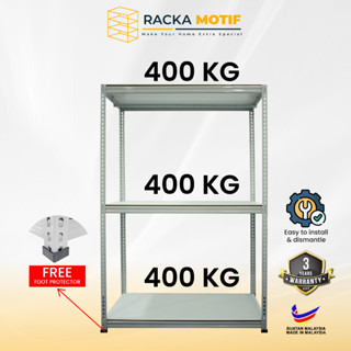 Rack A Motive Heavy Duty Boltless Blue & Yellow - 4 Level Office ...