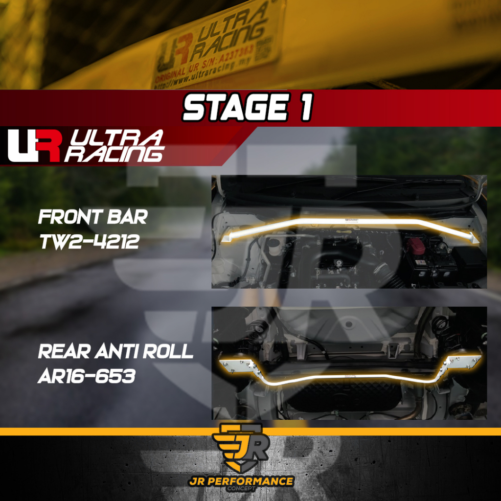 Ultra Racing Safety Bar Perodua Ativa 2021 1.0Turbo Front Strut Bar ...