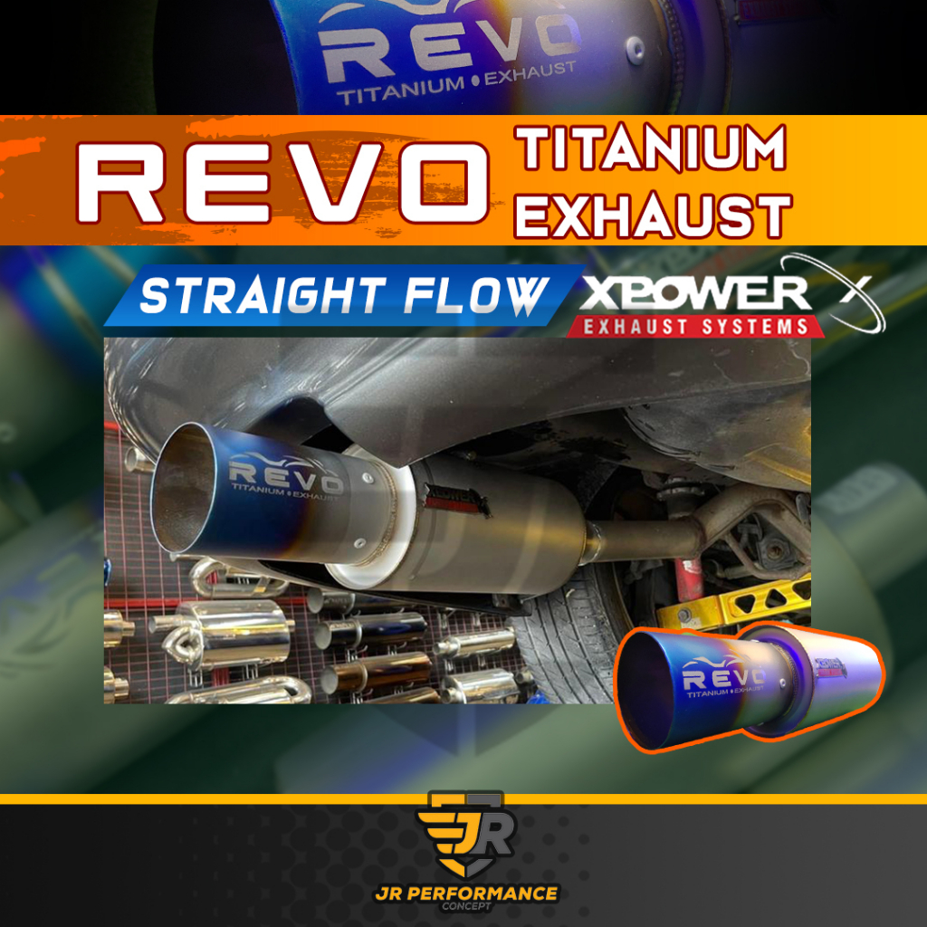 Xpower Revo Titanium Exhaust Muffler Straight Flow Sflow S Flow X Power ...