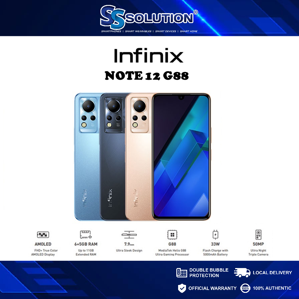 Infinix Note 12 (G88) Price in Malaysia & Specs - RM699 | TechNave