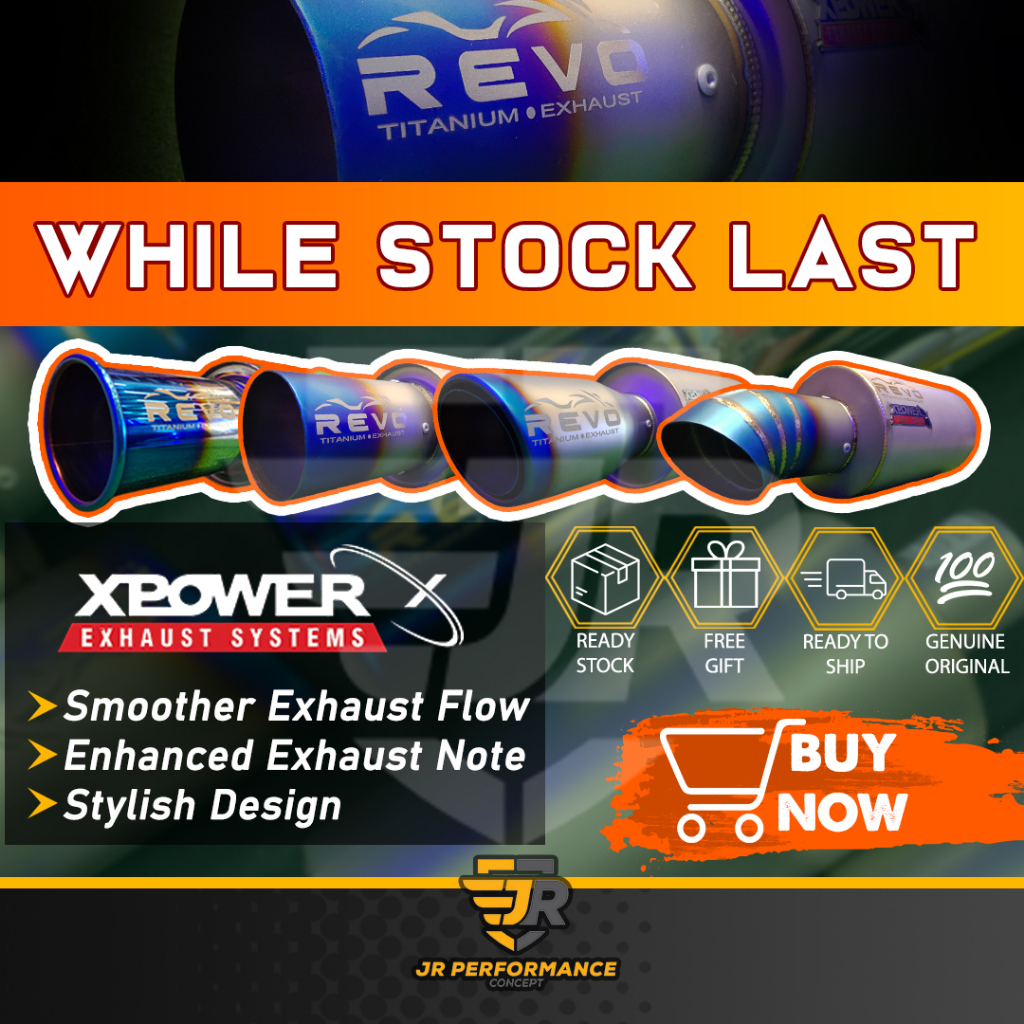 Xpower Revo Titanium Exhaust Muffler Straight Flow Sflow S Flow X Power ...