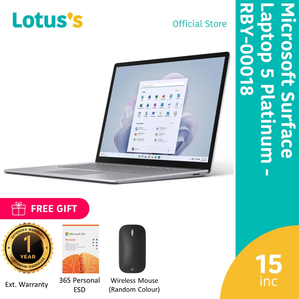 Microsoft Surface Laptop 5 Price in Malaysia & Specs - RM6396 | TechNave