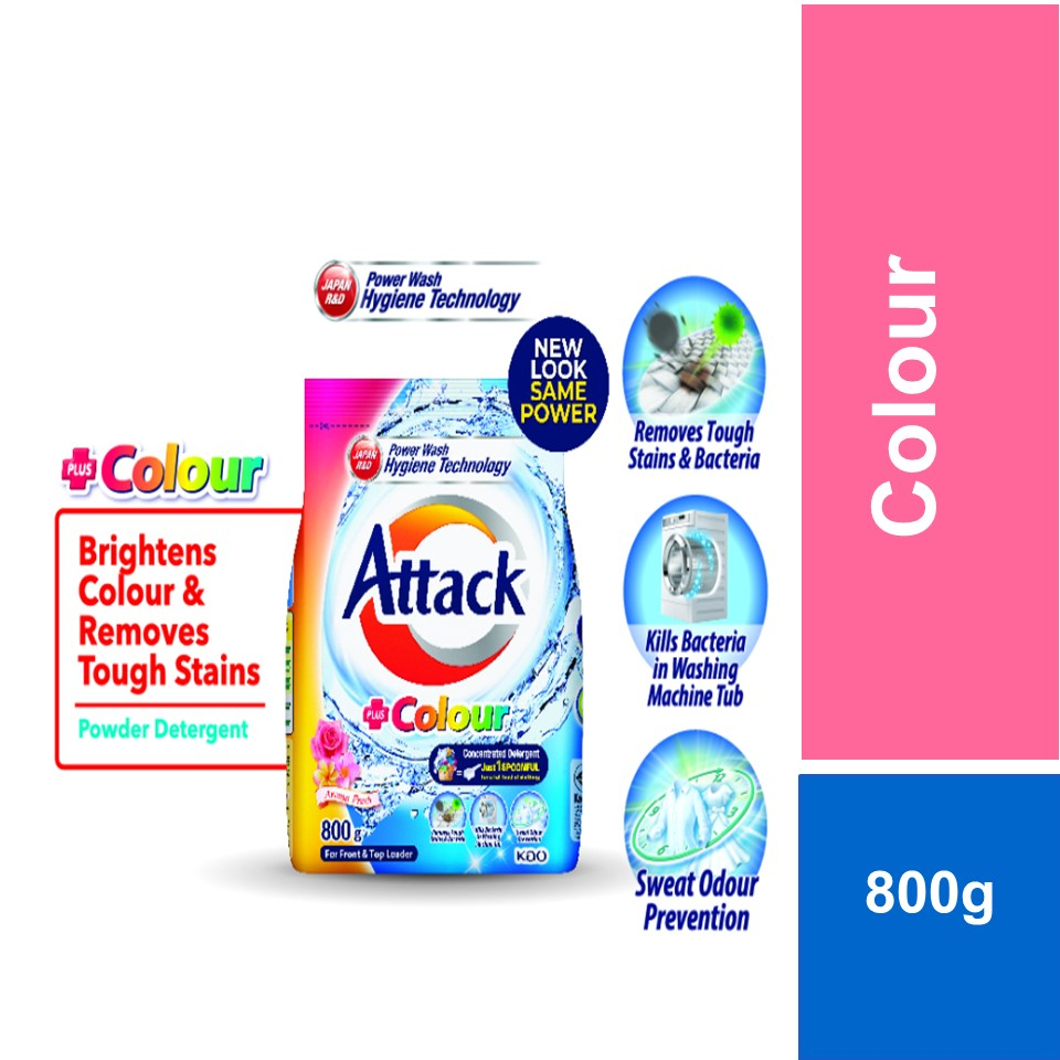 Attack Powder Detergent Plus Softener Floral Romance (1.4kg) | PGMall