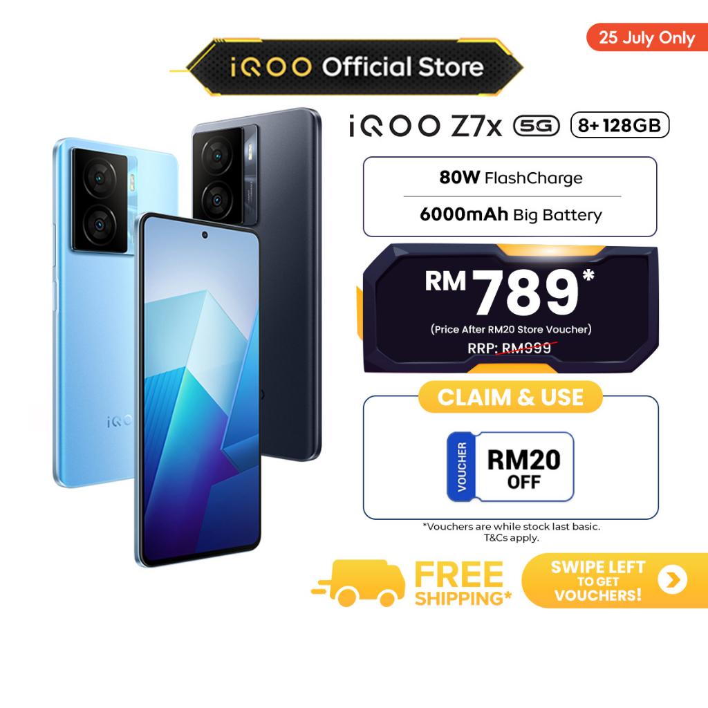 Spesifikasi dan harga Iqoo Z7x di Malaysia - TechNave BM