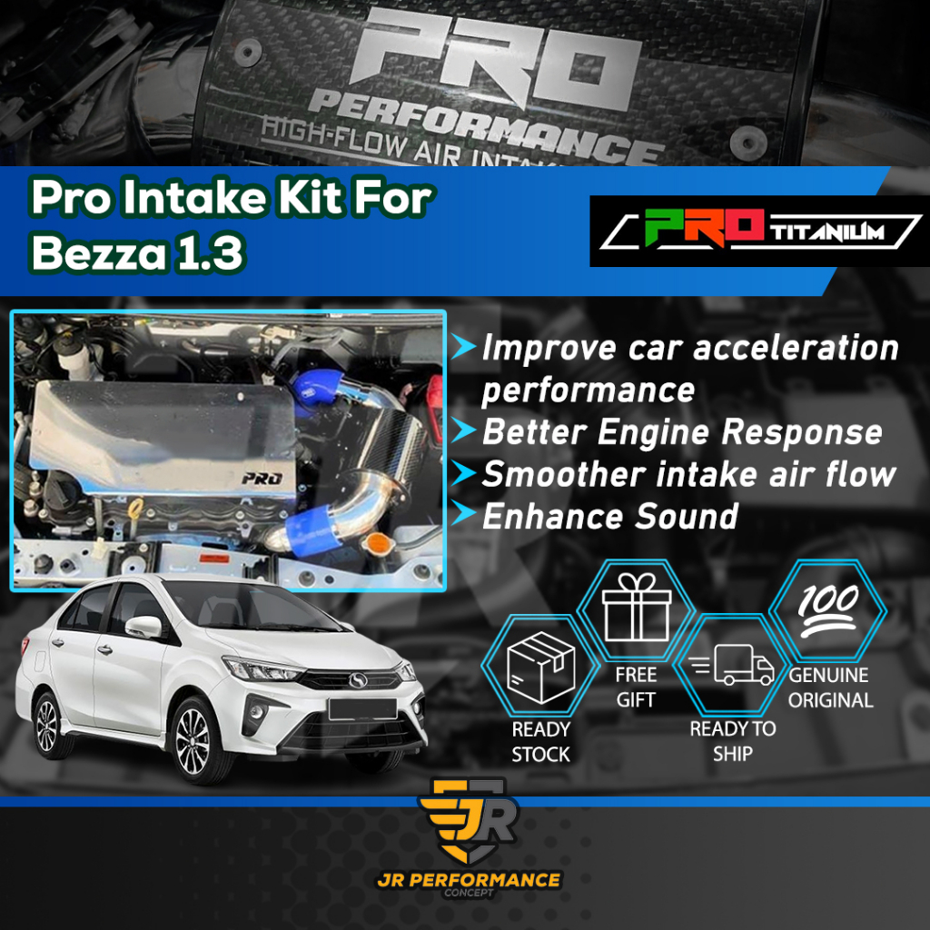 PRO PERFORMANCE High Flow Cold Air Intake System Perodua Bezza 1.3 ...