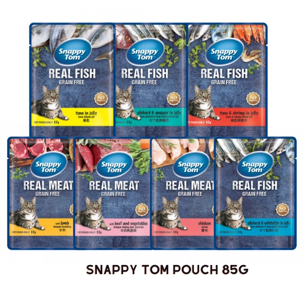 !! CLEARENCE SALE !! Snappy Tom Pouch (Cat Wet Food) - 85g | Cat Food ...