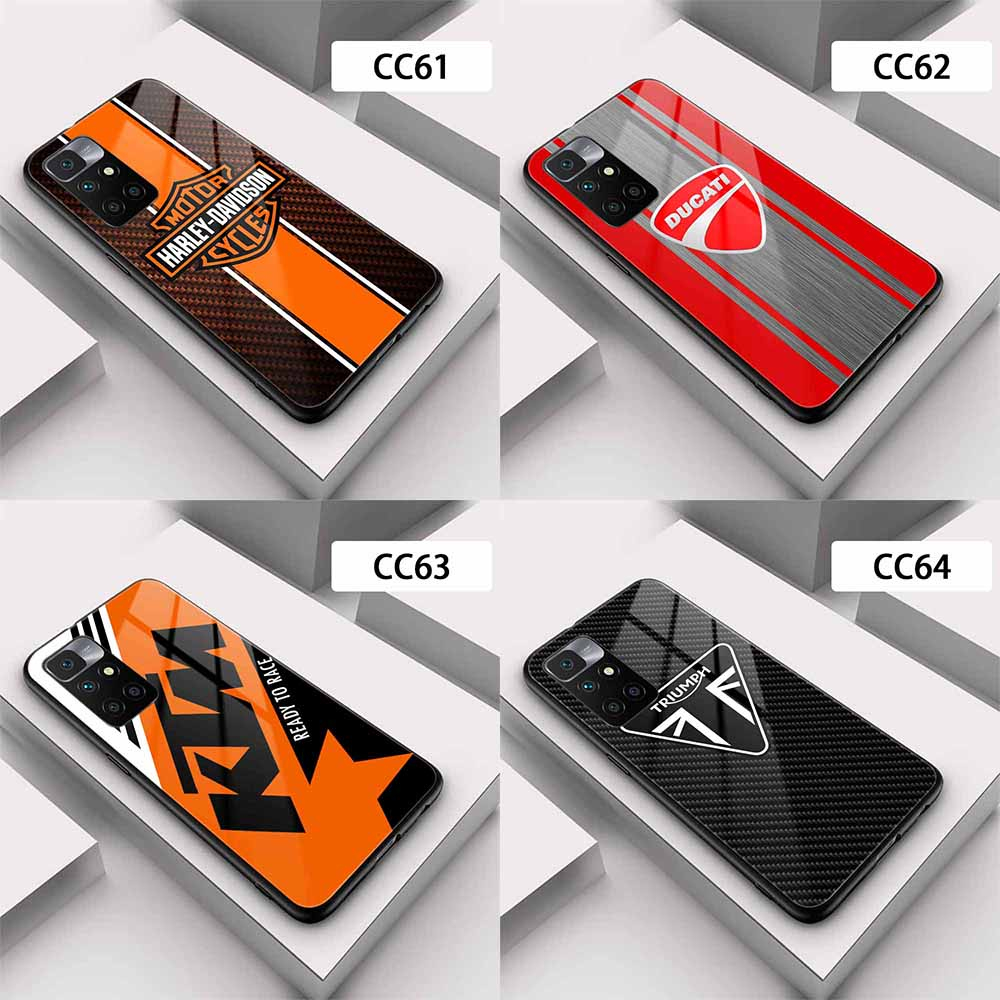 PC Plexiglass Back Case Super Bike Collection Redmi 13C (4G)/Redmi 12 ...