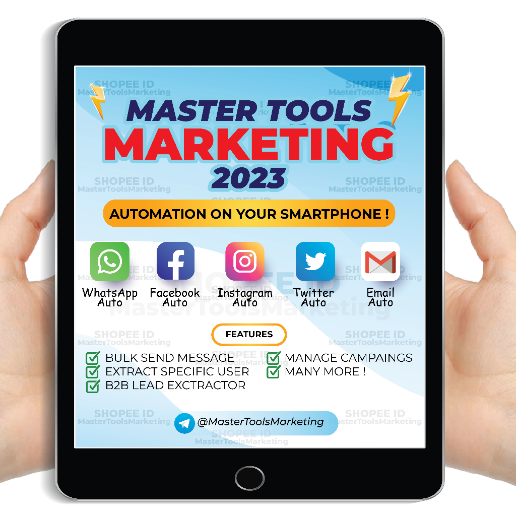 Master Tools Marketing, Online Shop | Shopee Malaysia