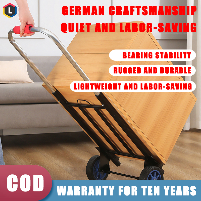【Fast delivery】foldable trolley with wheels 150kg-300kg load-bearing ...