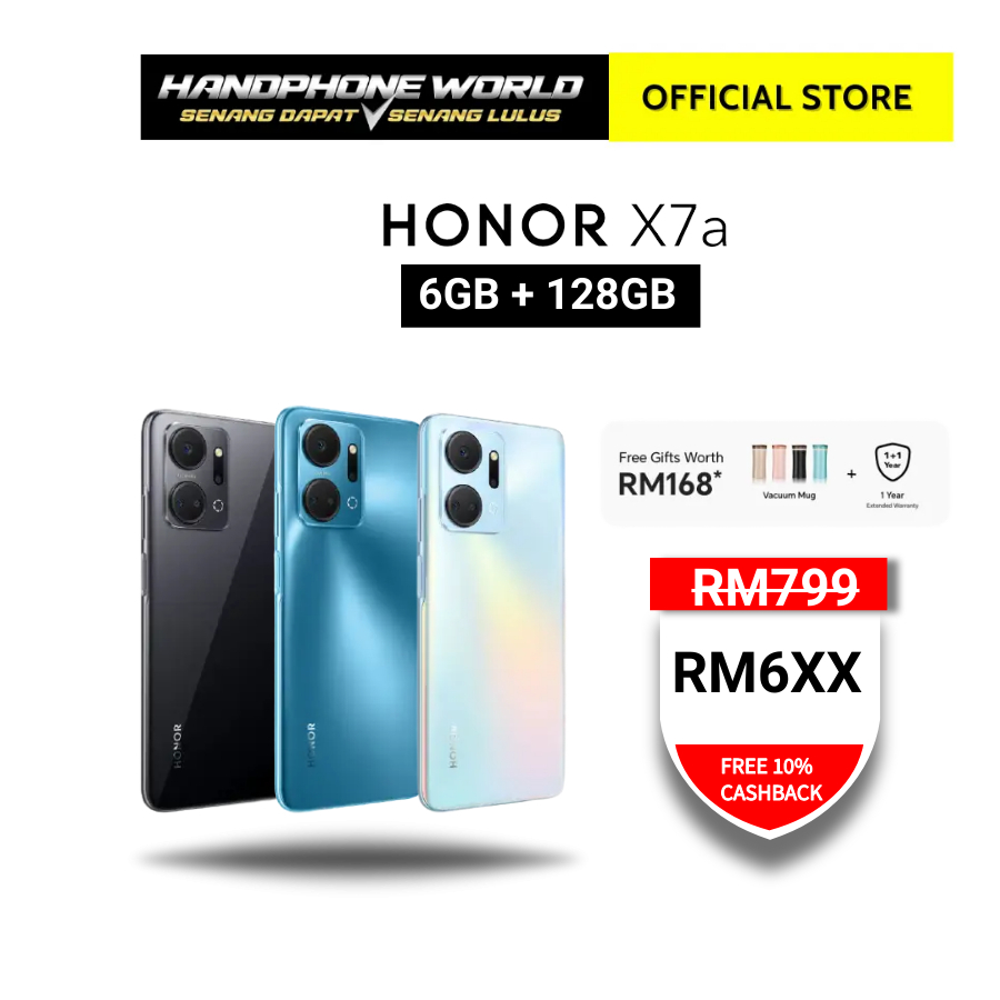 HONOR X7a Price in Malaysia & Specs - RM629 | TechNave