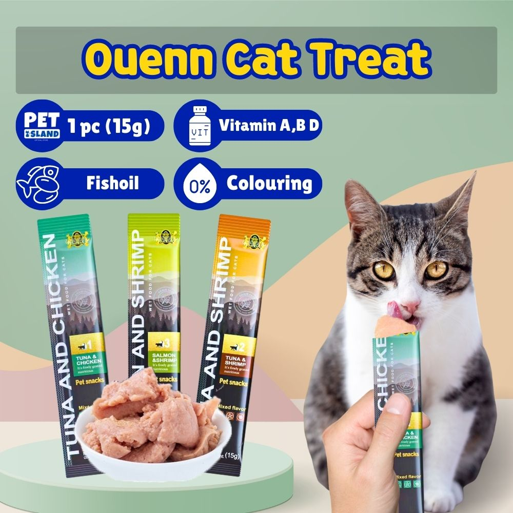 OUENN Jajan Kucing Snek Makanan Ringan Kucing Snack Cat High.. | Cat ...