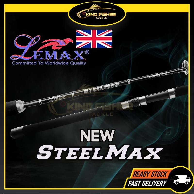 KFT LEMAX STEEL MAX Steelmax SOLID JIGGING ROD STEEL MAX (NEW) SPINNING ...