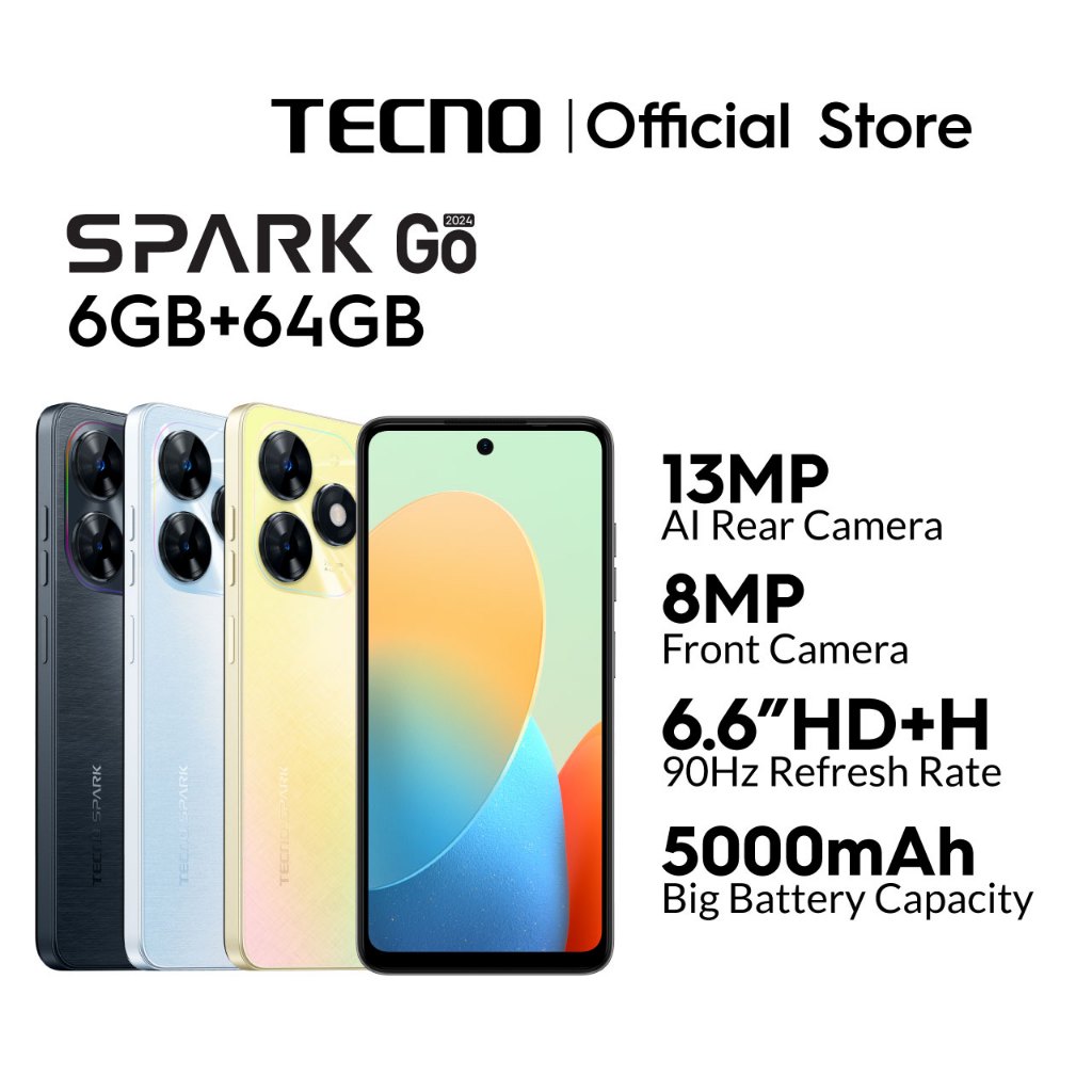 Spesifikasi dan harga Tecno Spark Go 2024 di Malaysia - TechNave BM
