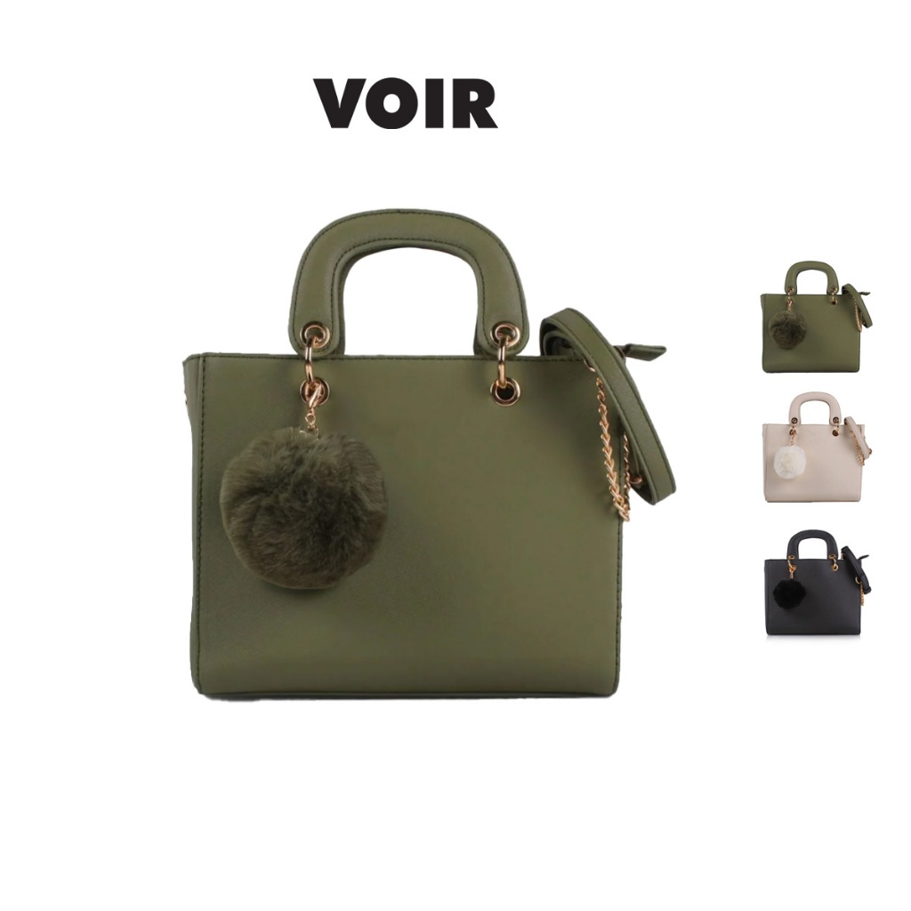 VOIR Mid-sized Handbag VN201826-C011911 Black | PGMall
