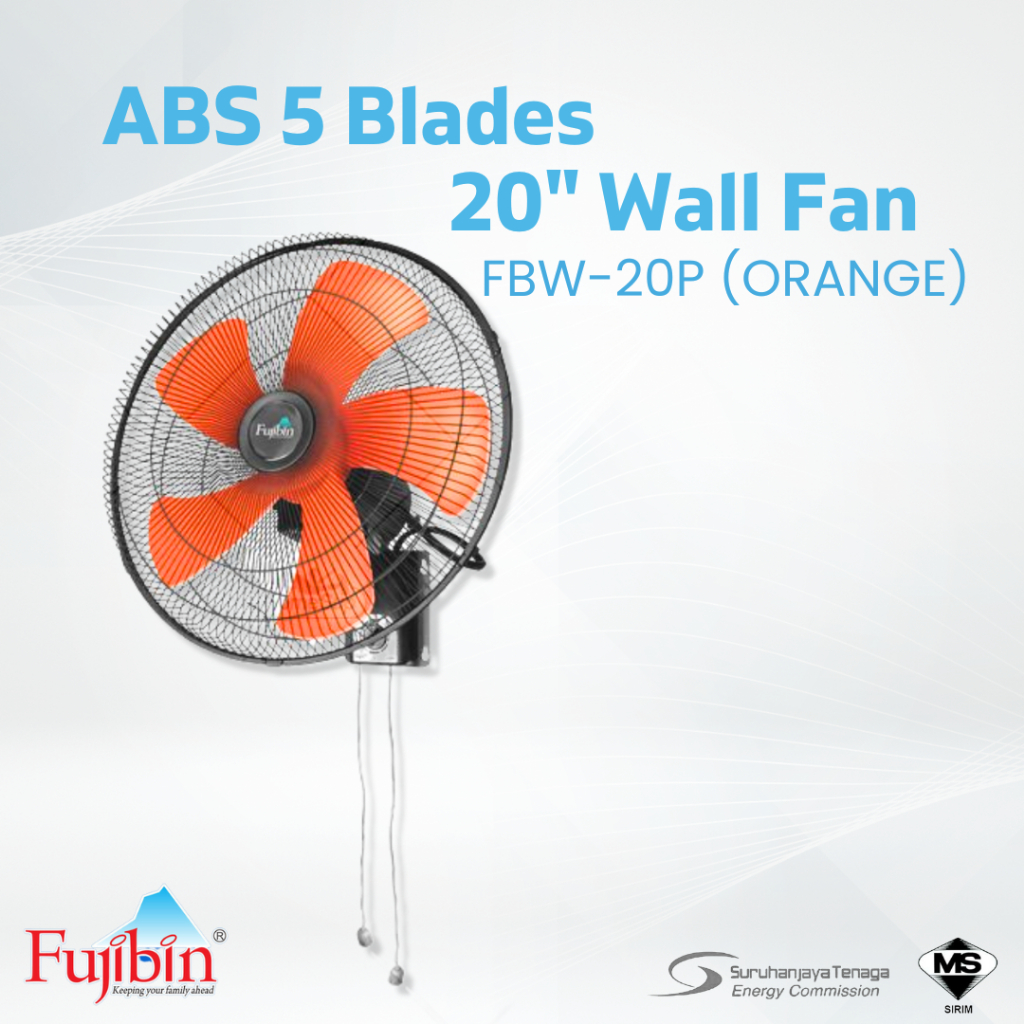 FUJIBIN | TECHSONIC Fan 18"/20" Industrial Stand/Wall/Floor Fan Heavy ...
