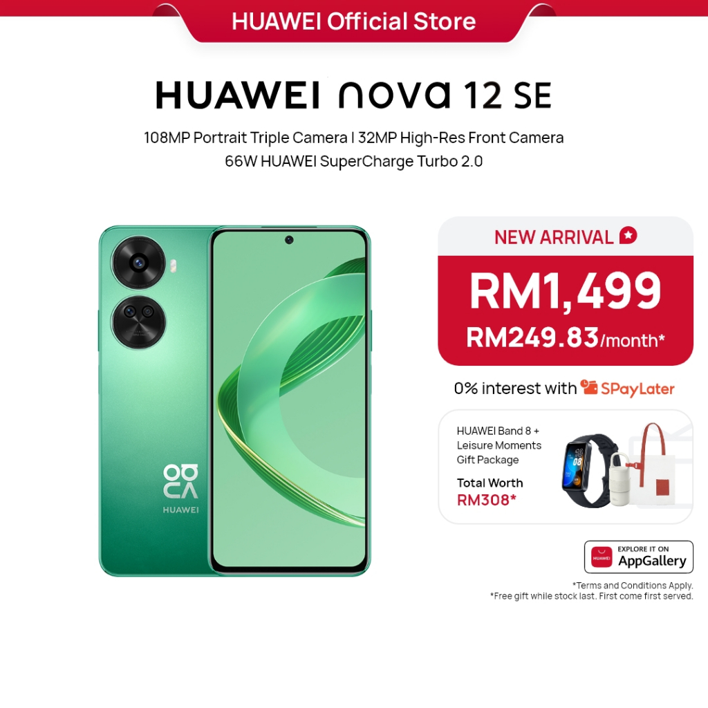 Huawei nova 12 SE Price in Malaysia & Specs - RM1499 | TechNave