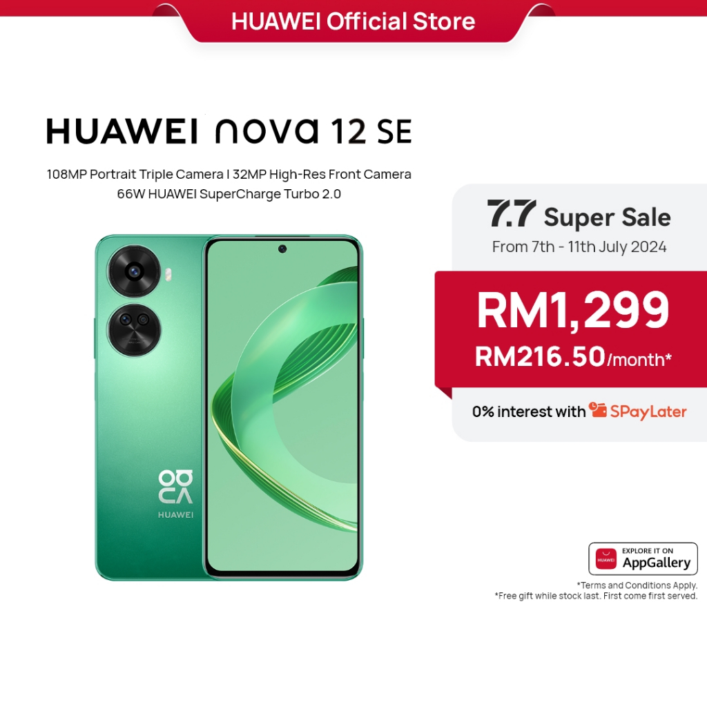 Huawei nova 12 SE Price in Malaysia & Specs - RM1299 | TechNave