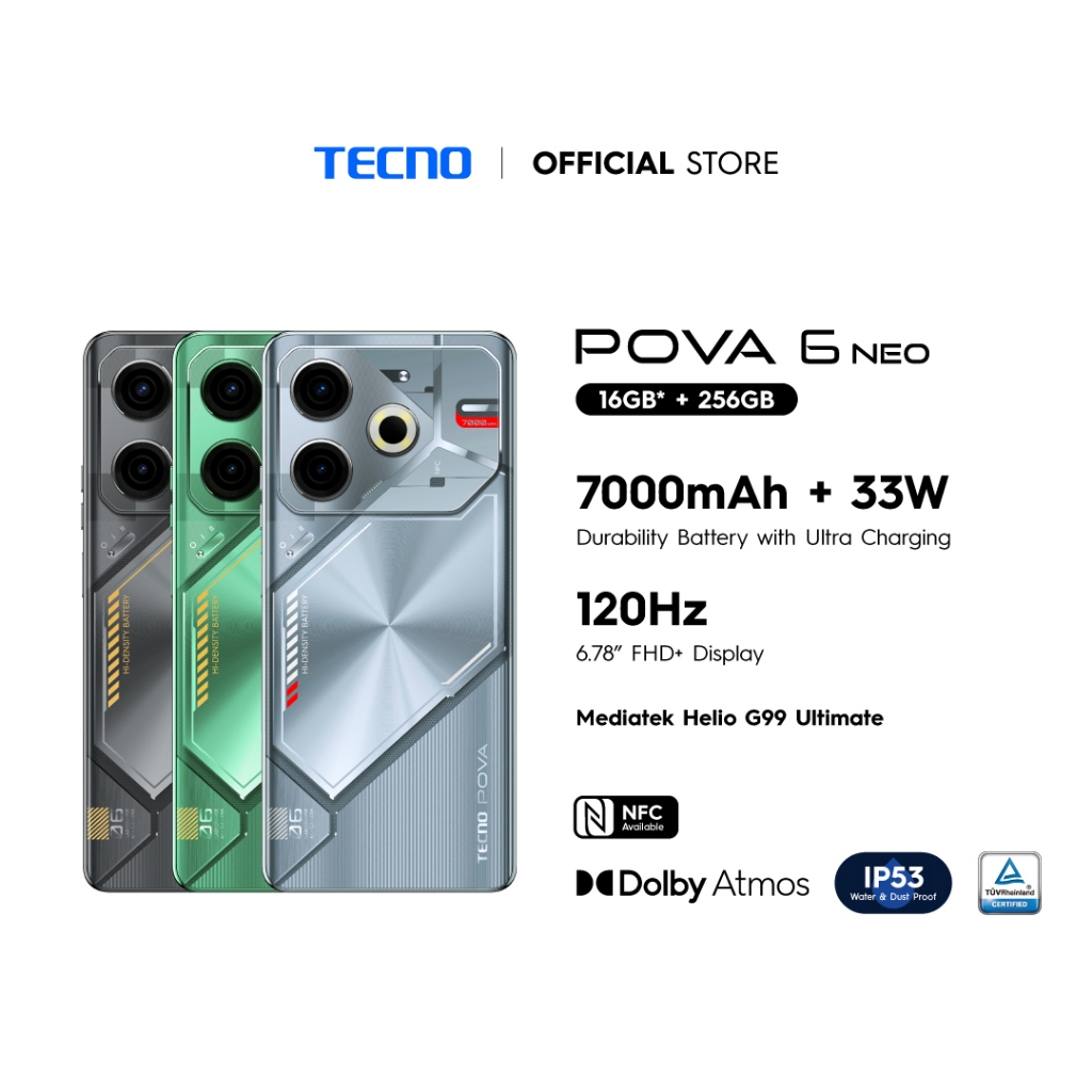 Tecno Pova 6 Neo Price in Malaysia & Specs - RM689 | TechNave