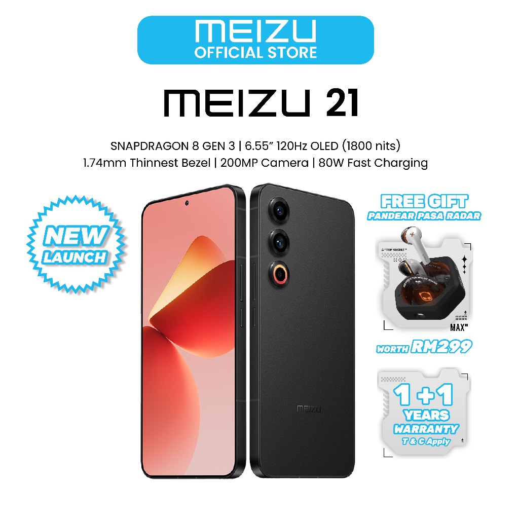 Meizu 21 Price in Malaysia & Specs - RM2799 | TechNave