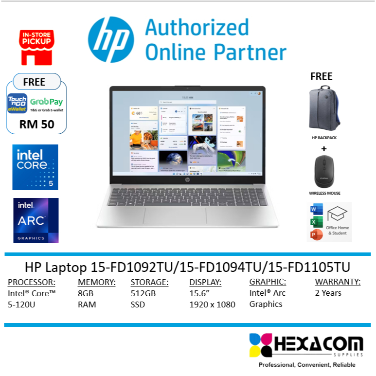 HP Laptop 15 (Intel) Price in Malaysia & Specs - RM2899 | TechNave
