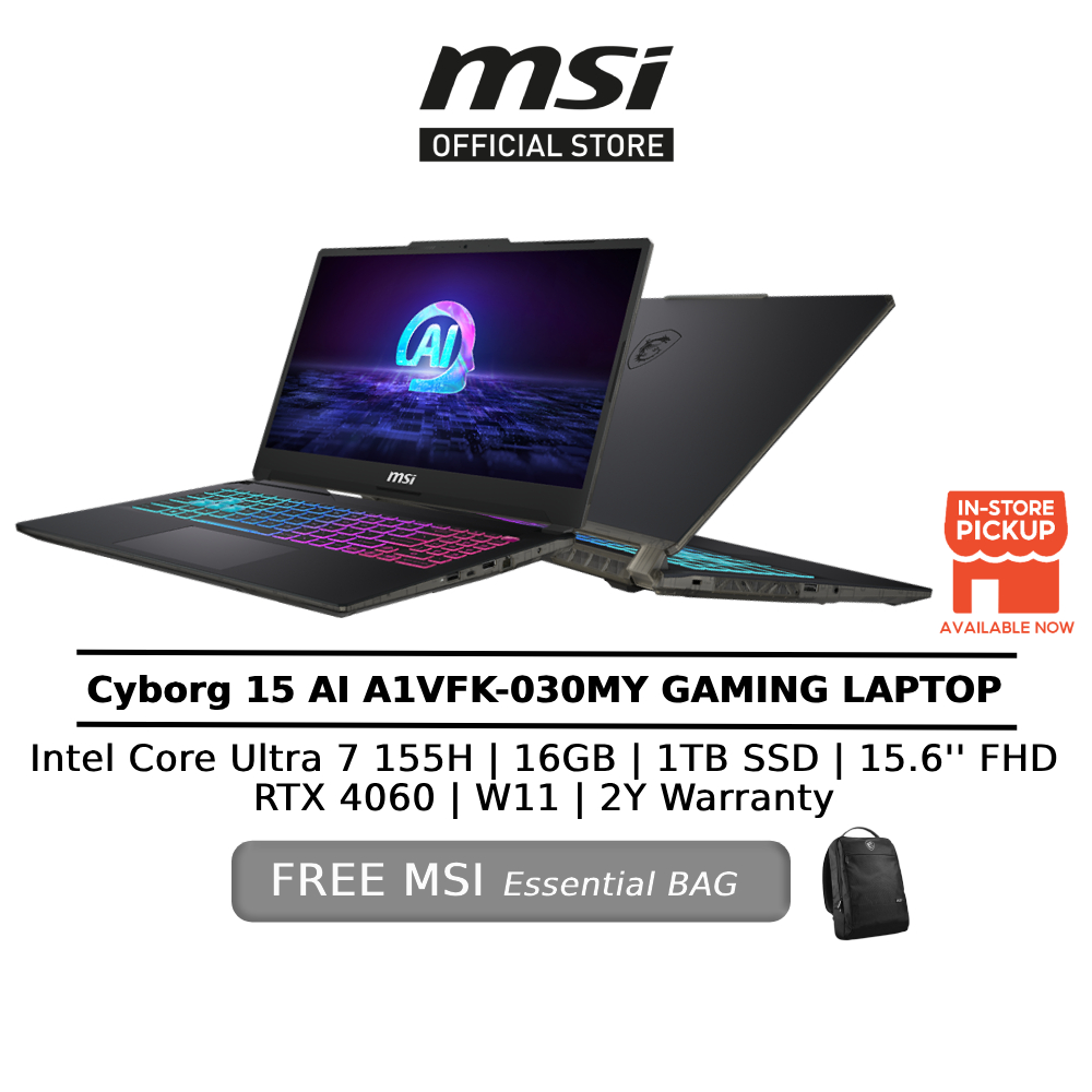MSI Cyborg 15 AI Price in Malaysia & Specs - RM4599 | TechNave