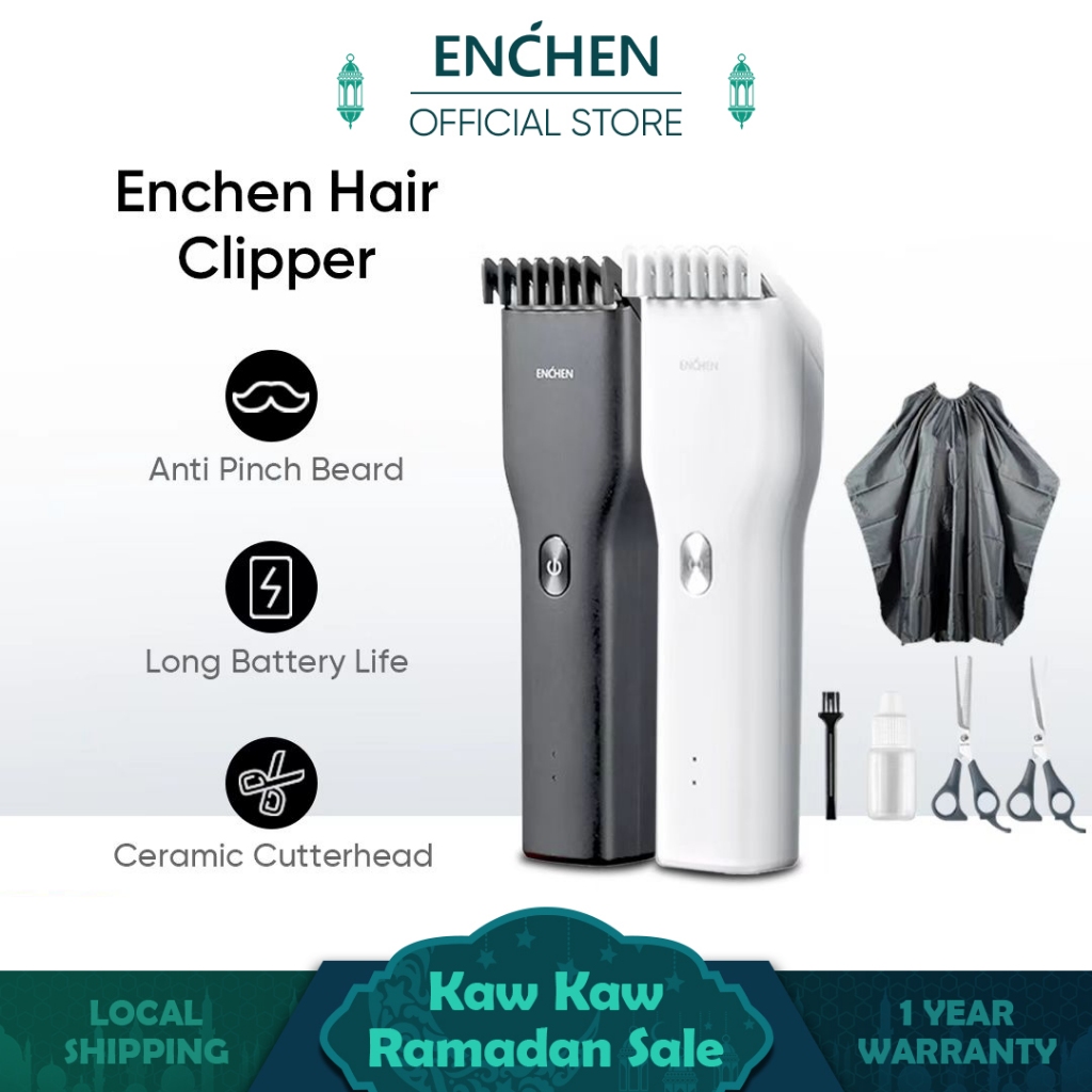 Enchen Boost Electric Hair Clipper Set Cordless Hair Trimmer With ...
